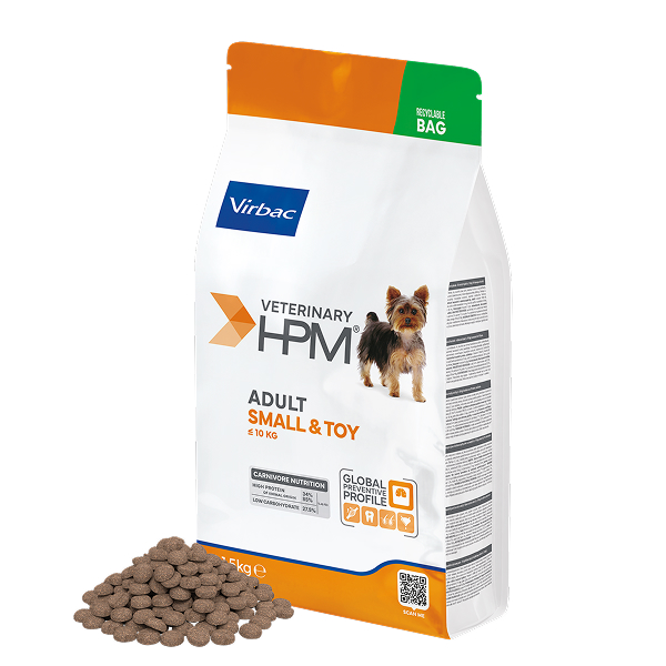 VETERINARY HPM® ADULT DOG FOOD FOR SMALL & TOY DOG BREEDS