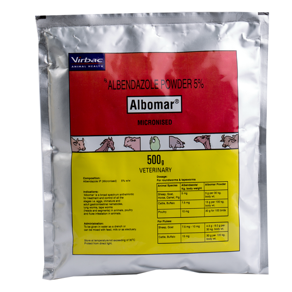 Anthelmenthics for Poultry | ALBOMAR POWDER