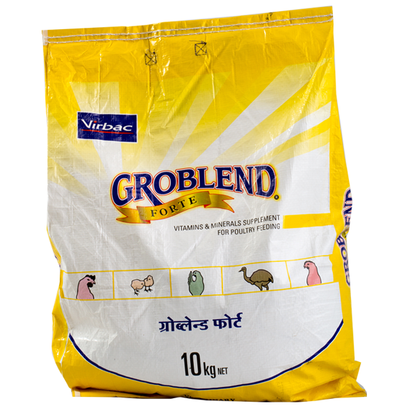 Vitamins & Minerals Supplement for Poultry | GROBLEND FORTE